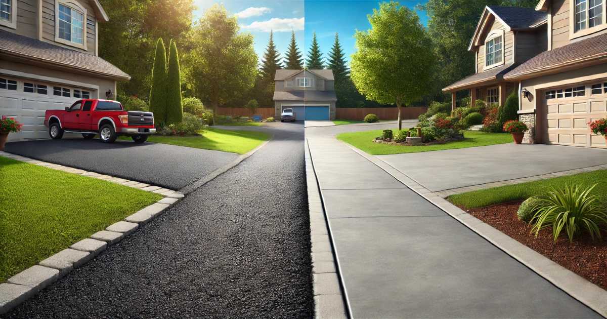 Asphalt vs. Concrete: Best Choice for Morris County Driveways